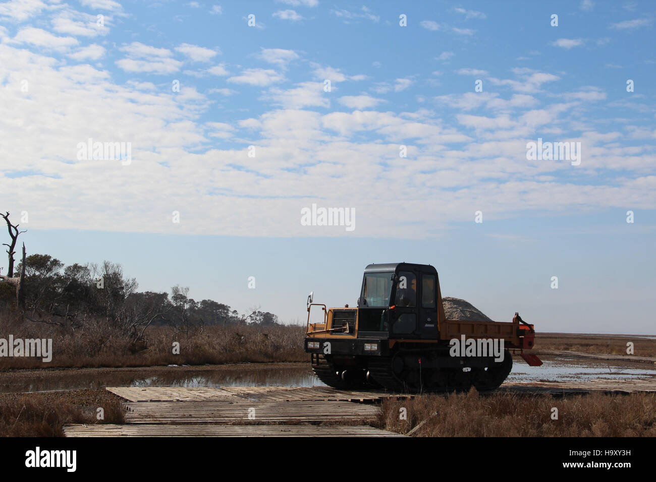 The Assateague National Seashore Marsh Restoration Project works to ...