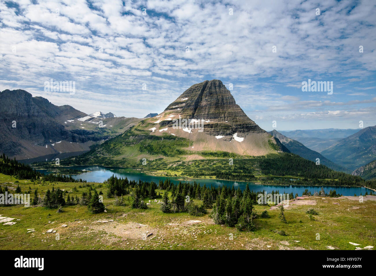 Hidden Lake in Glacier National Park offers stunning views of alpine ...