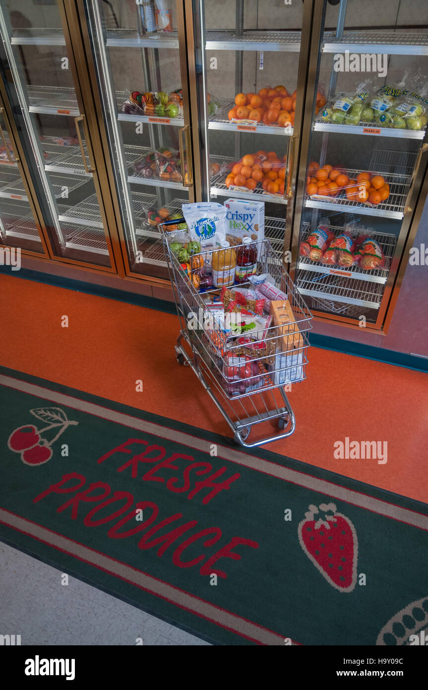 A USDA Food Distribution Program on Indian Reservations (FDPIR) event ...