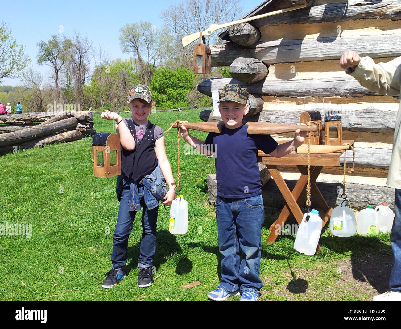 valleyforgenationalpark 8685989753 Water brigade Stock Photo - Alamy