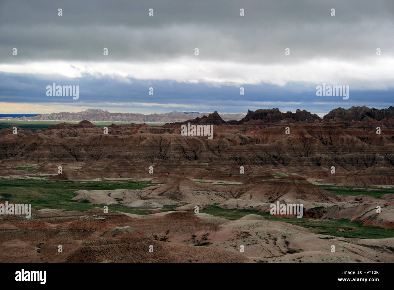 The Conata Basin Overlook in Badlands National Park offers a ...