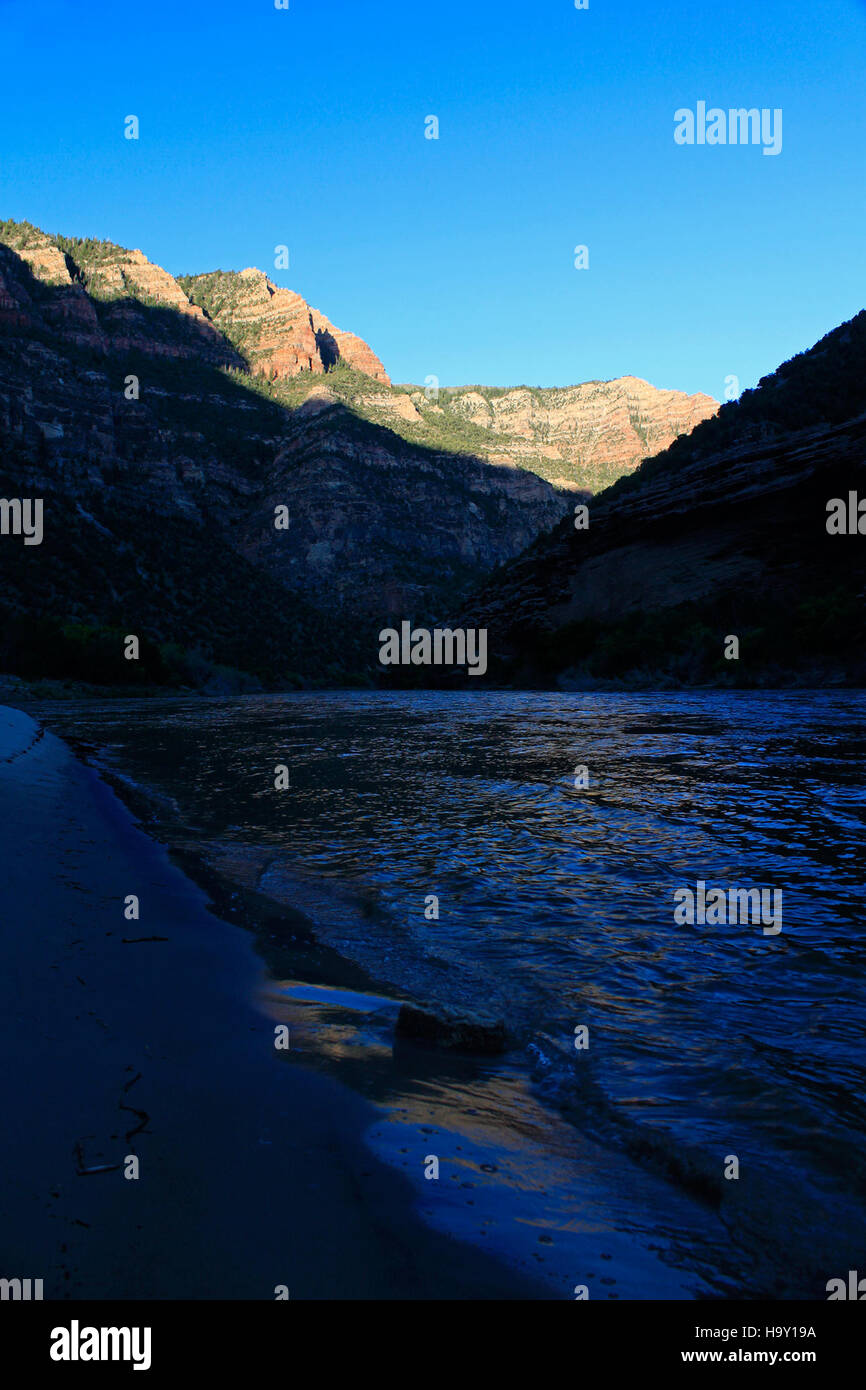 This image from Dinosaur National Monument shows the geological and ...