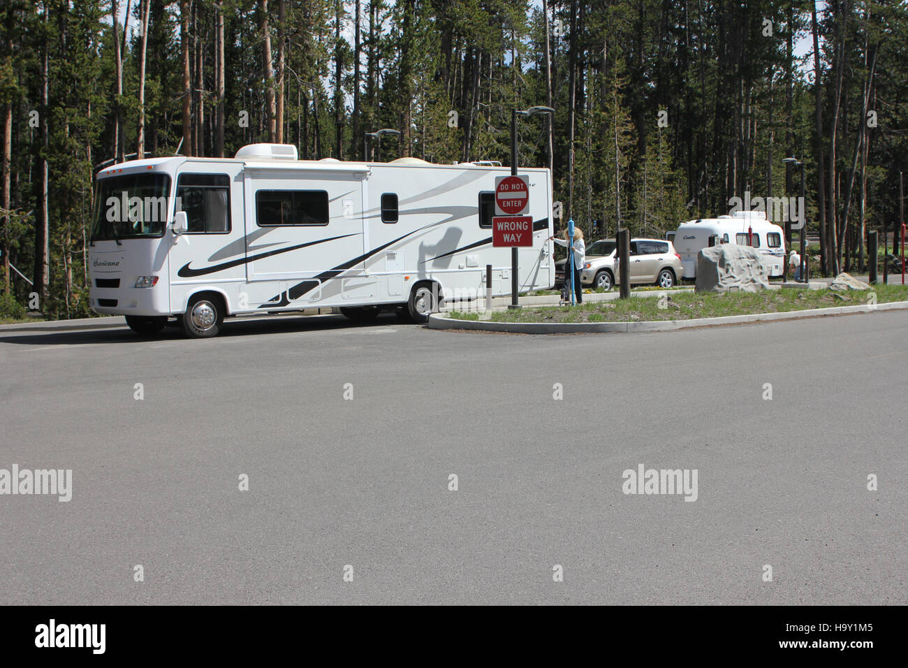 yellowstonenps 16156082044 Dump station Stock Photo - Alamy