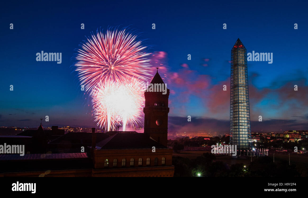 This image shows the scaffold at the USDA Yates Building during the 4th ...