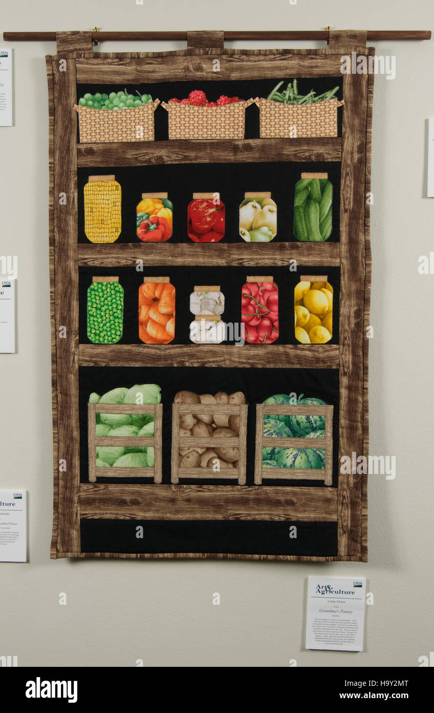 The USDA Agriculture Department held an art display at its Washington ...