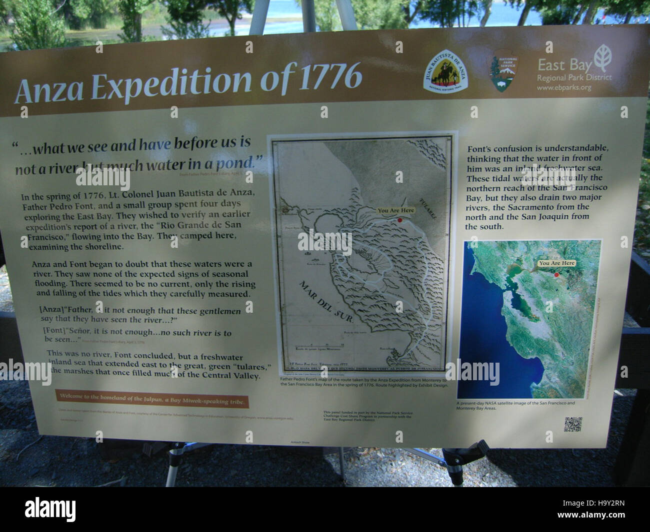 The Anza Trail, located in the East Bay Regional Park District ...