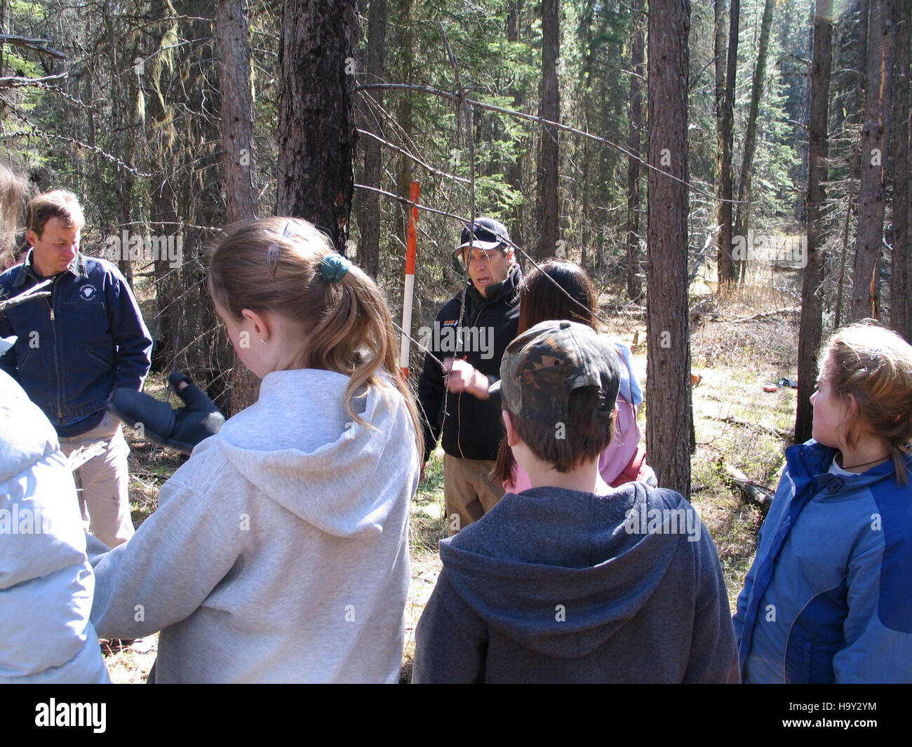Learning in the park Stock Photo - Alamy