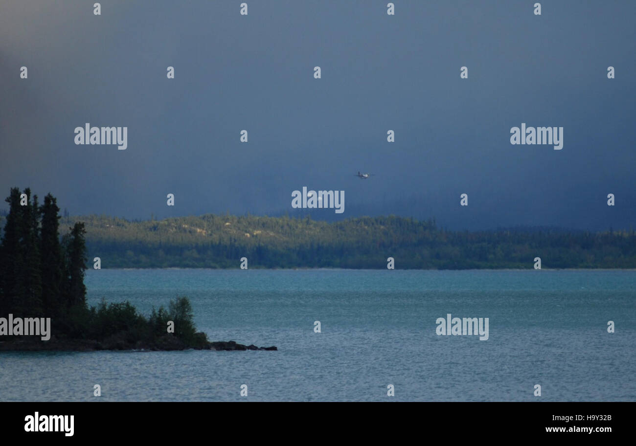 The Currant Creek Fire in Lake Clark National Park, captured in this ...