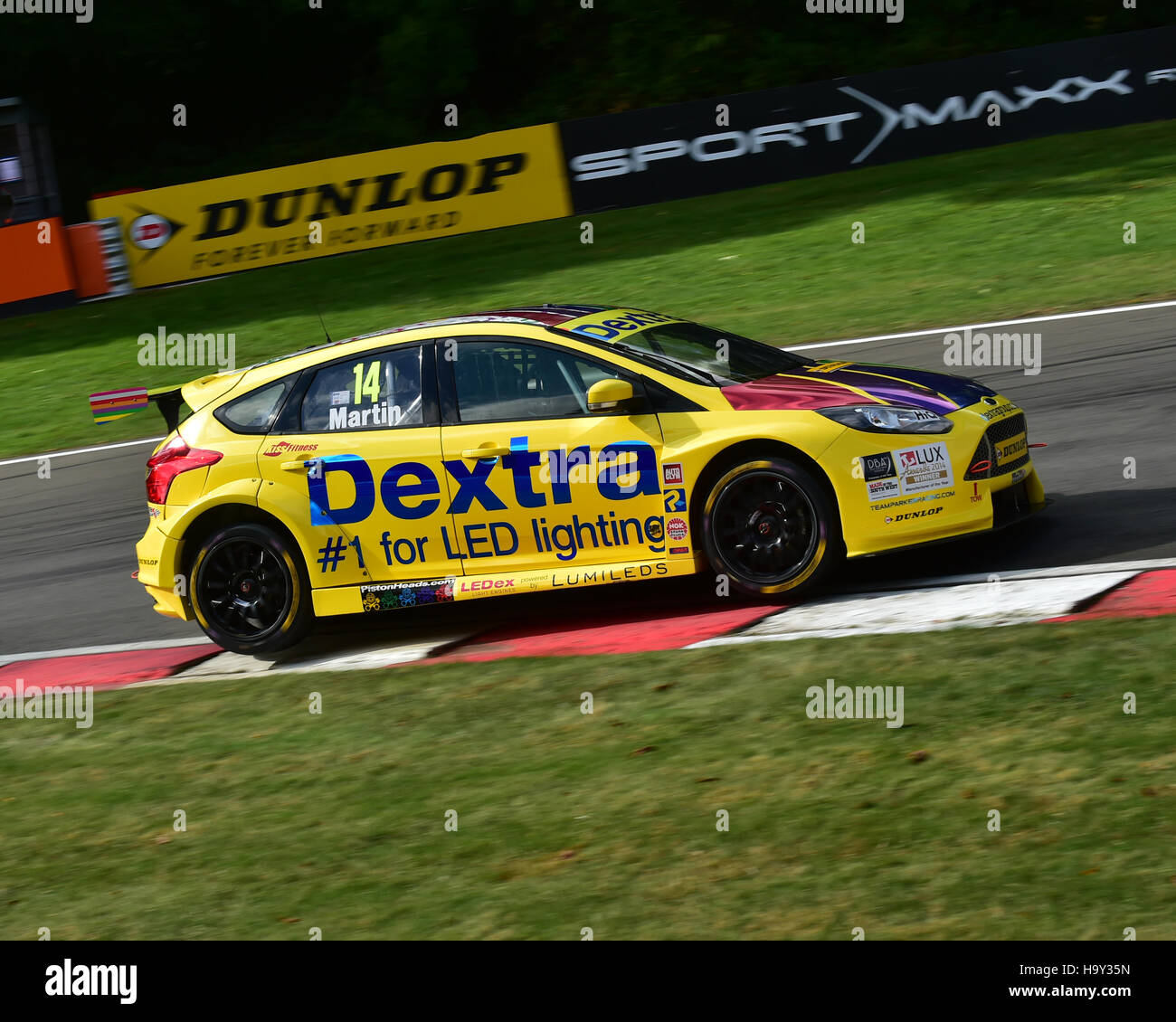 Alex Martin, Ford Focus, BTCC 2016, Brands Hatch, British Touring Car ...