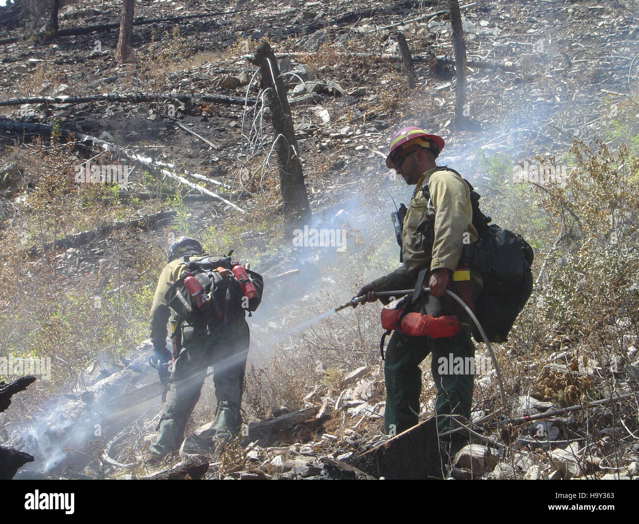 The Gold Pan Complex Fire in 2013 affected large areas of natural ...