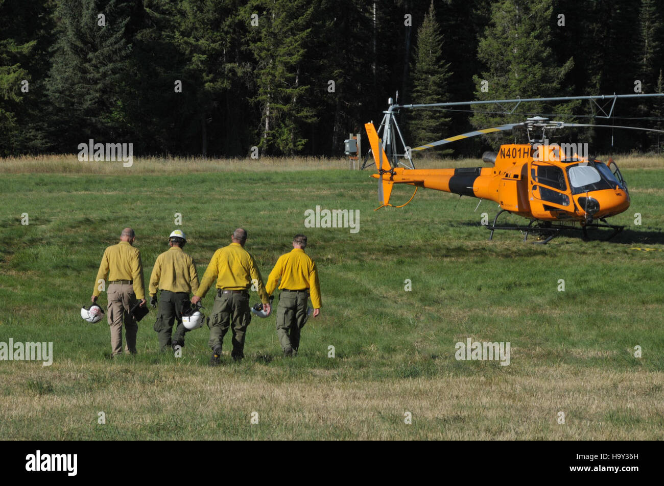 The USDA Forest Service responded to the Gold Pan Complex Fire ...
