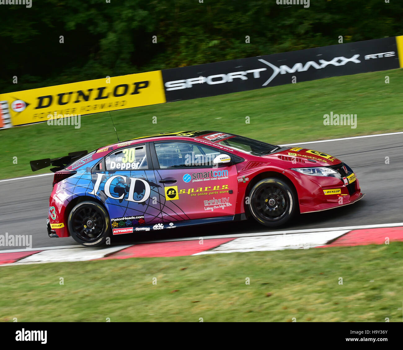 Martin Depper, Honda Civic Type R, BTCC 2016, Brands Hatch, British ...