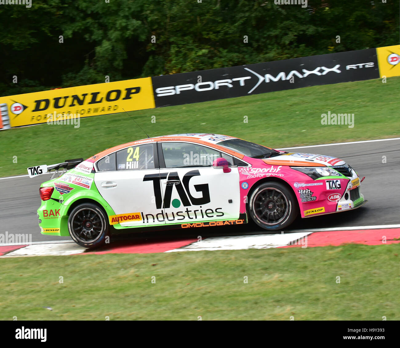 Jake Hill, Toyota Avensis, BTCC 2016, Brands Hatch, British Touring Car ...