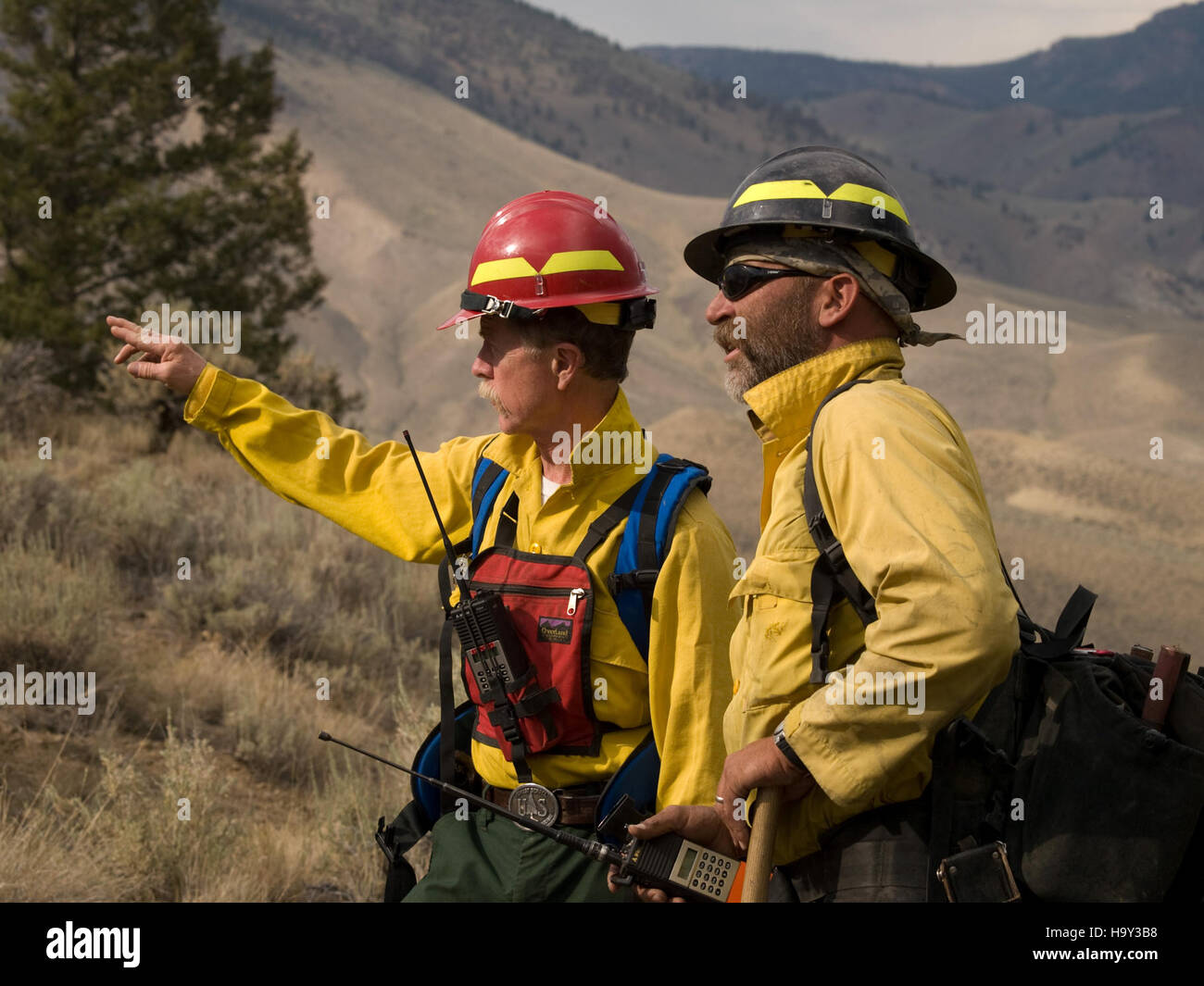 The image shows the aftermath of the Lodgepole Fire, a significant ...