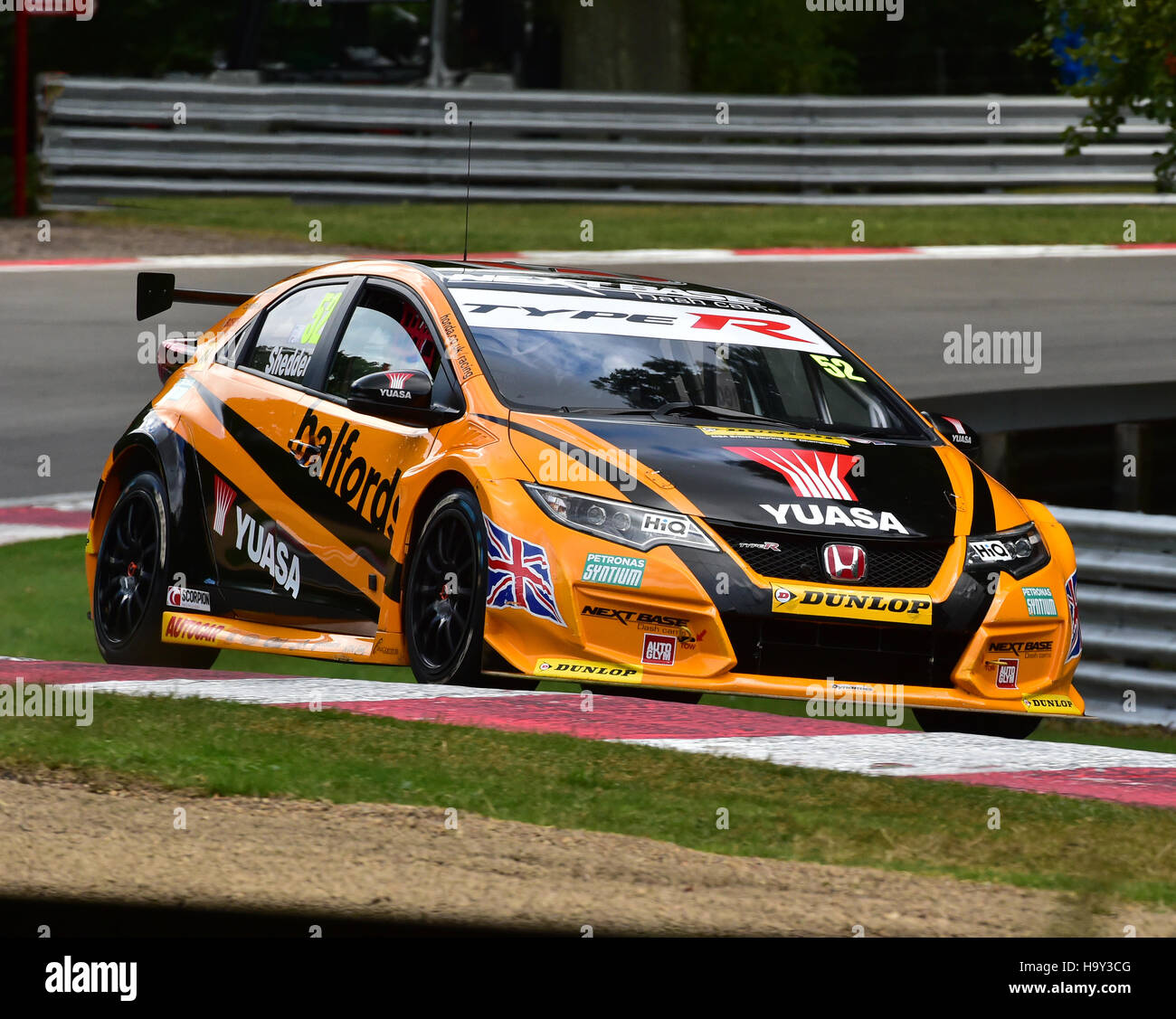 Gordon Shedden, Honda Civic Type R, BTCC 2016, Brands Hatch, British ...