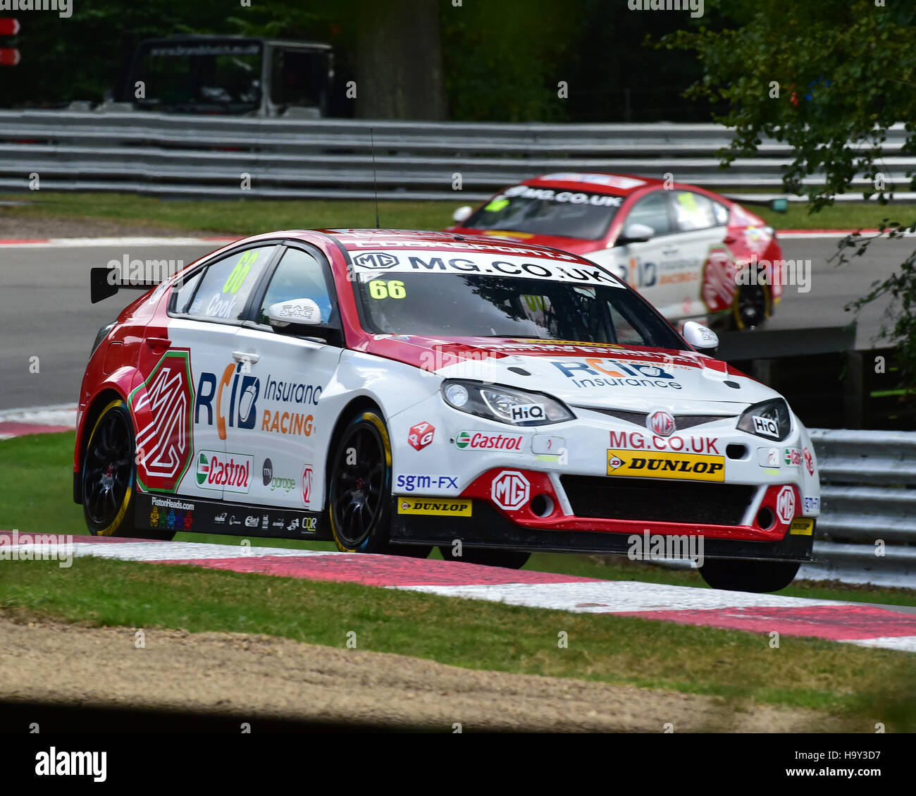 Josh Cook, MG6 GT, BTCC 2016, Brands Hatch, British Touring Car ...
