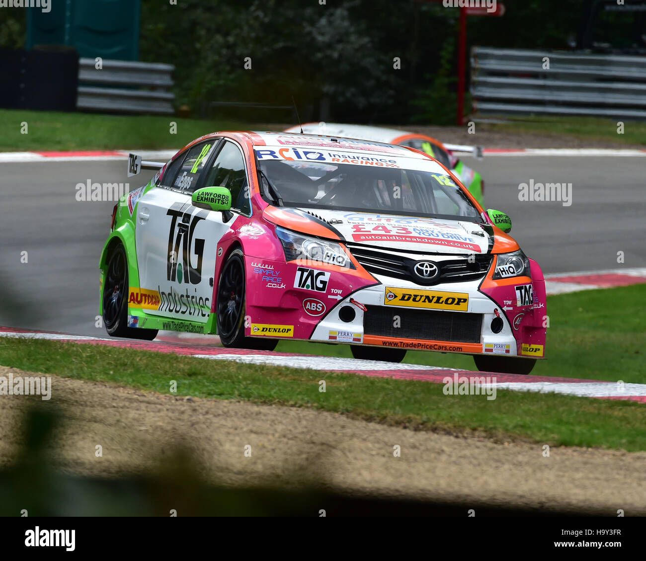 Mike Epps, Team Hard, Toyota Avensis, BTCC 2016, Brands Hatch, British ...