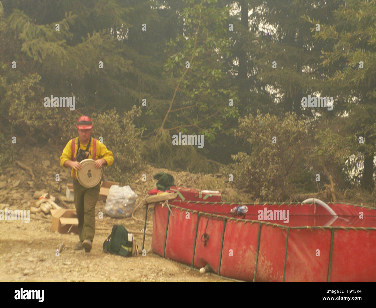 The Brimstone Fire, a forest fire managed by the U.S. Department of ...