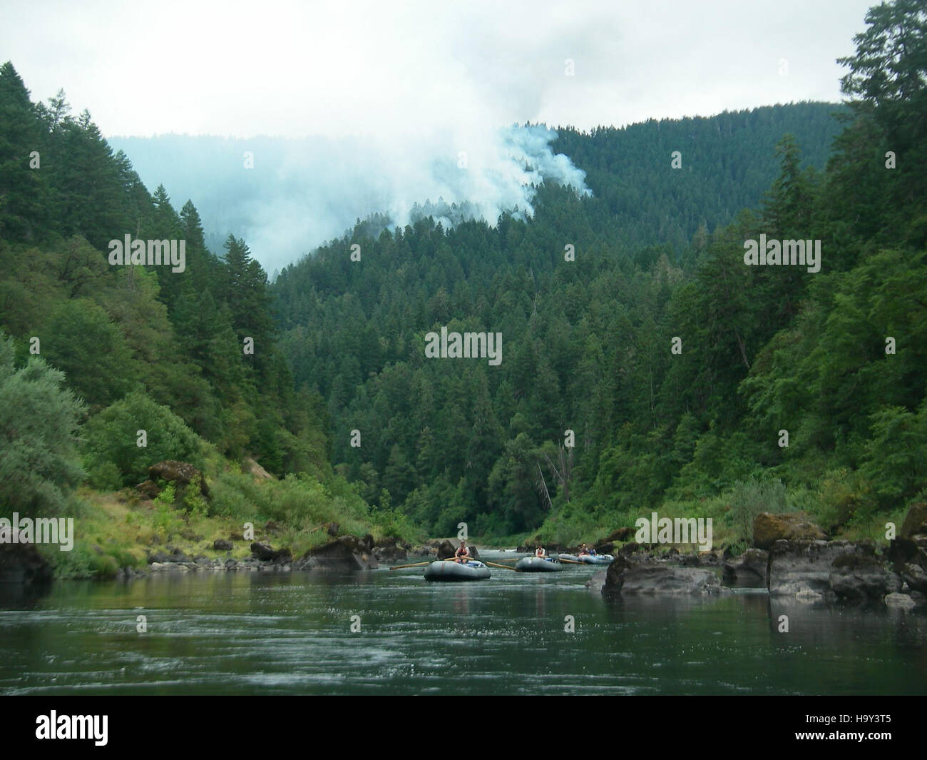 The Big Windy Complex Fires, which include the Big Windy, Calvert Peak ...