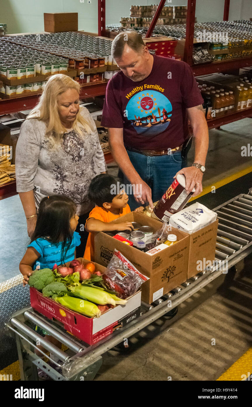 This image depicts the Food Distribution Program on Indian Reservations ...
