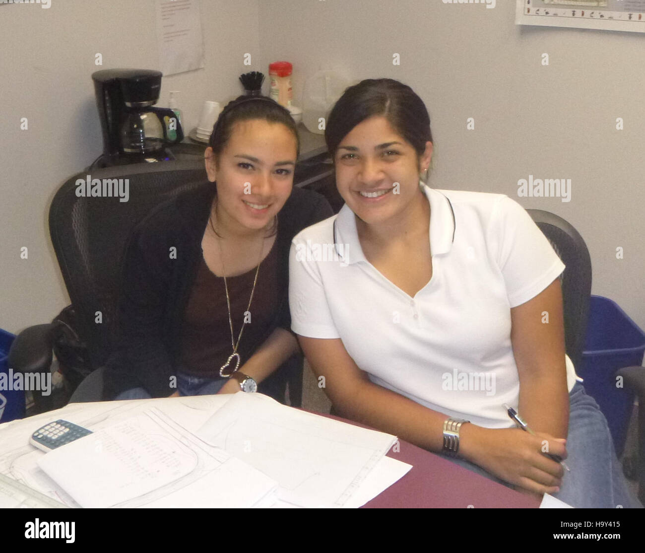 Hanniah and Angeliz are pictured participating in nature-based ...