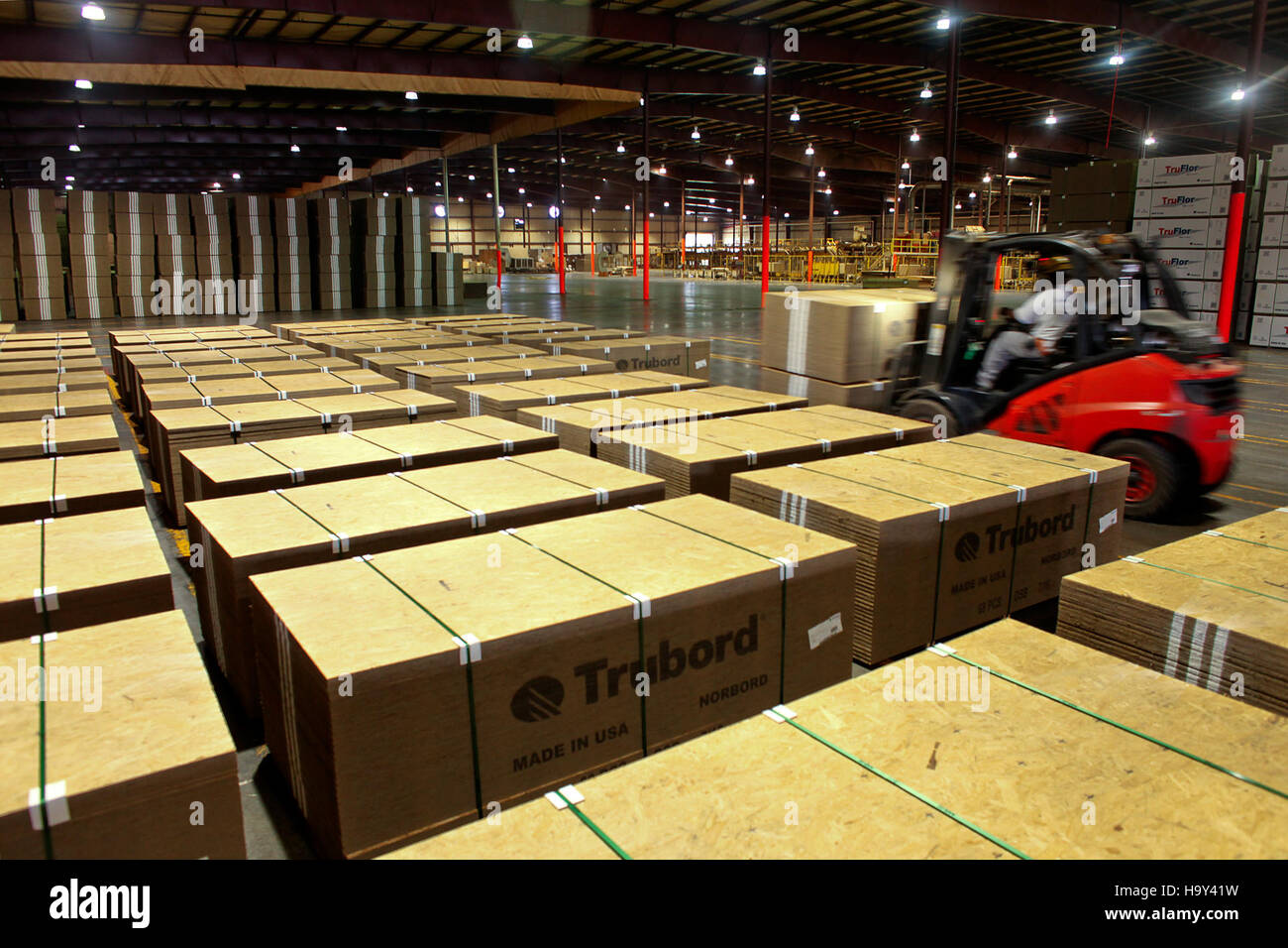usdagov 22309391975 A warehouse of forest products Stock Photo - Alamy