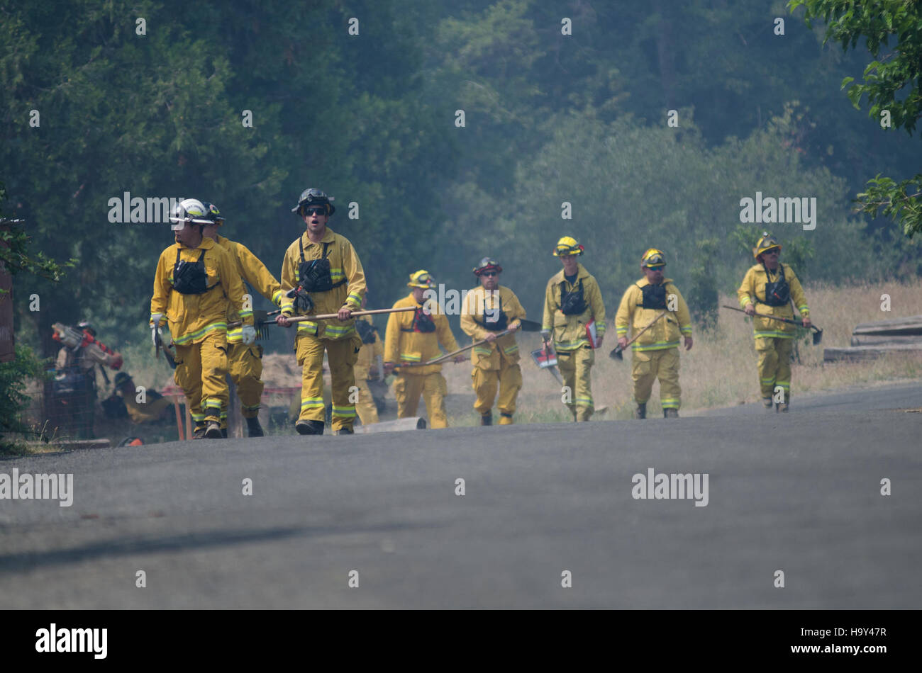 The USDA Forest Service and USFS respond to the Salmon River Complex ...