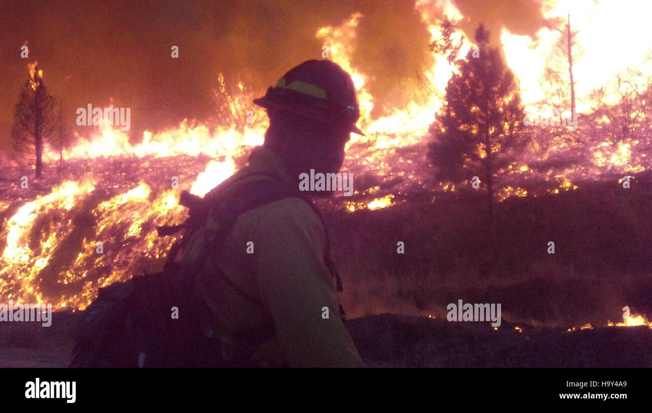 The Elk Complex Fire, a major wildfire in the United States, was ...