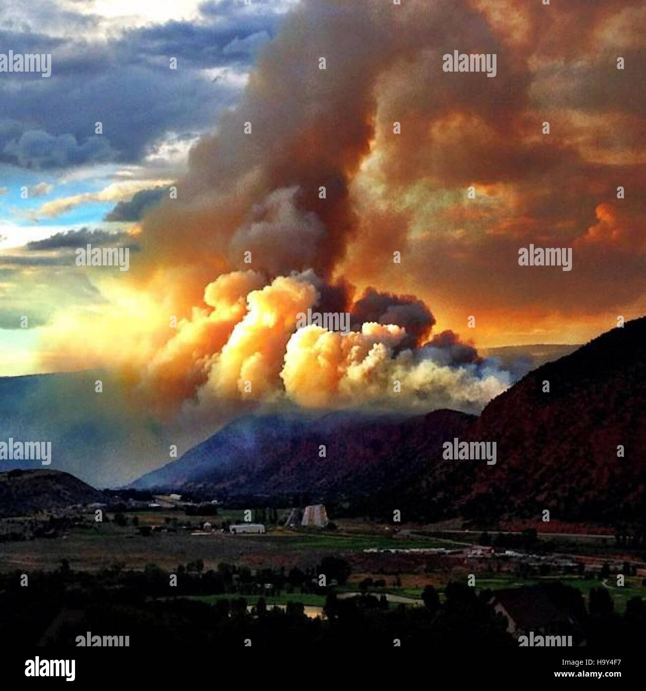 The Red Canyon Fire, a significant wildfire managed by the USDA ...