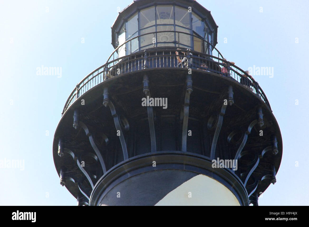 The view from the balcony of Cape Hatteras Lighthouse in 2013 ...