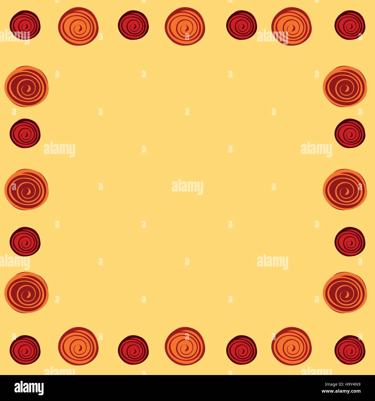 Abstract frame background pattern. Vector illustration circles Stock ...