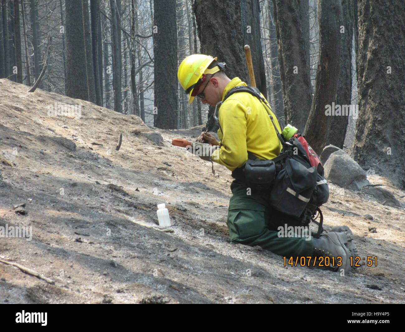 This image shows the Rim Fire, one of the largest wildfires in ...