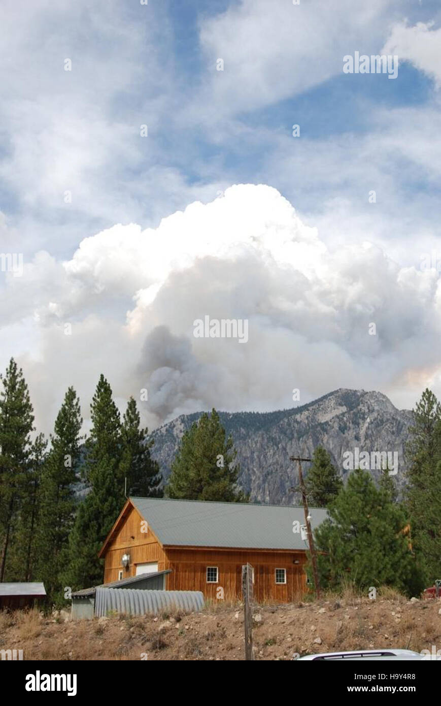 The Little Queens Fire, a forest fire incident, is an example of nature ...