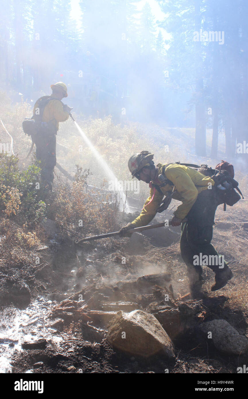 The Rim Fire, one of California’s largest wildfires, is depicted in ...
