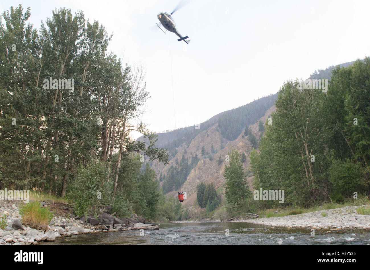 The Beaver Complex Wildlands Fire in Idaho's Sun Valley area ...