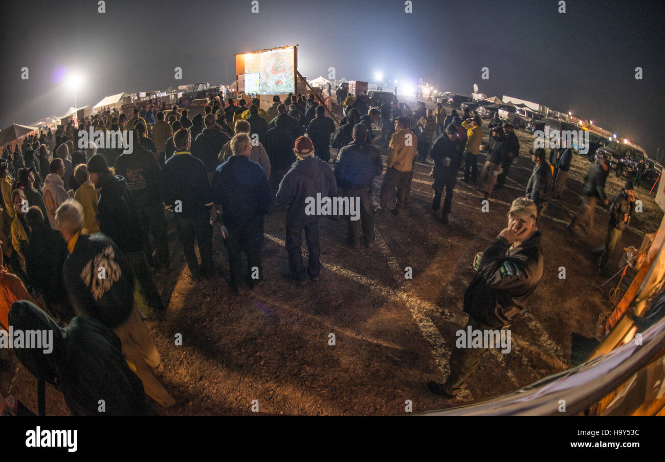 The Beaver Complex Wildlands Fire in Idaho, managed by the USDA Forest ...