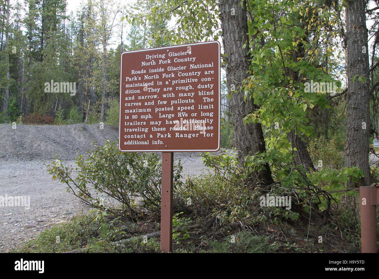 The North Fork sign near Fish Creek Campground marks a key location ...