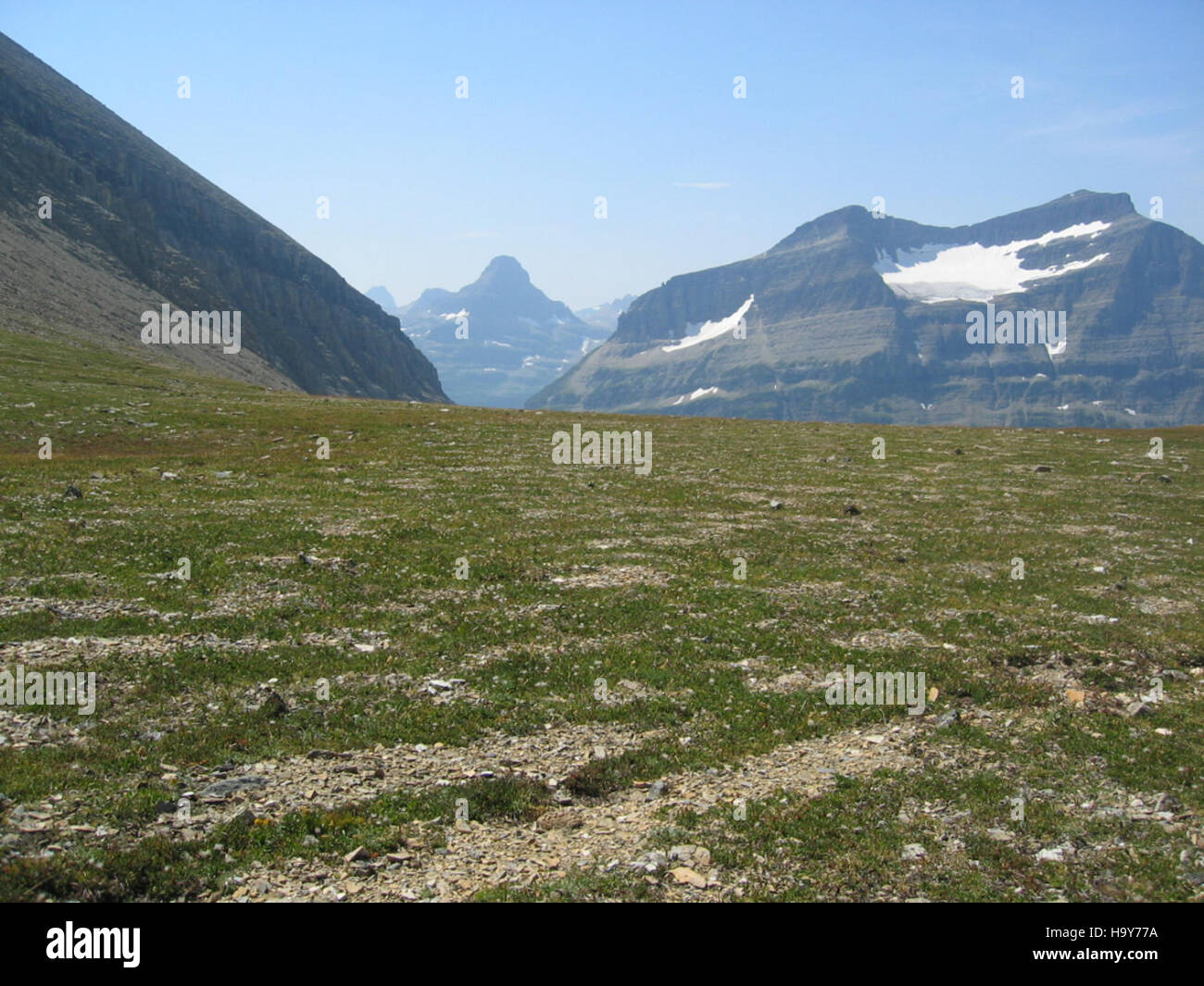 Siyeh Pass, located in Glacier National Park, is a notable hiking ...