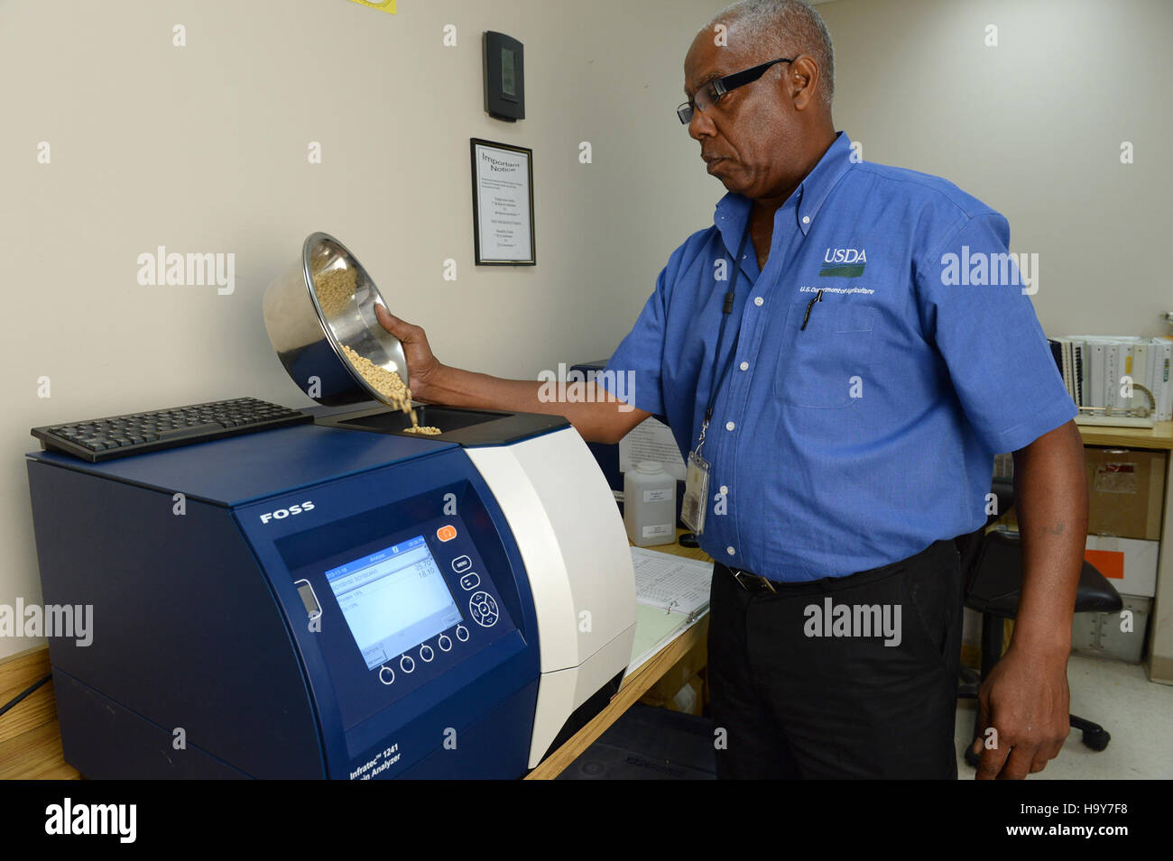 This image highlights the USDA's role in grain inspection, ensuring the ...