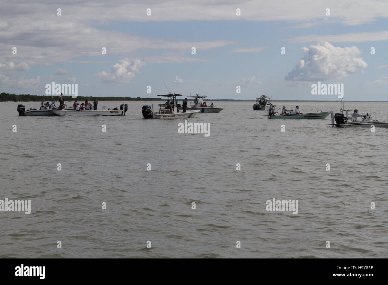 A rescue operation underway in Everglades National Park, where wildlife ...