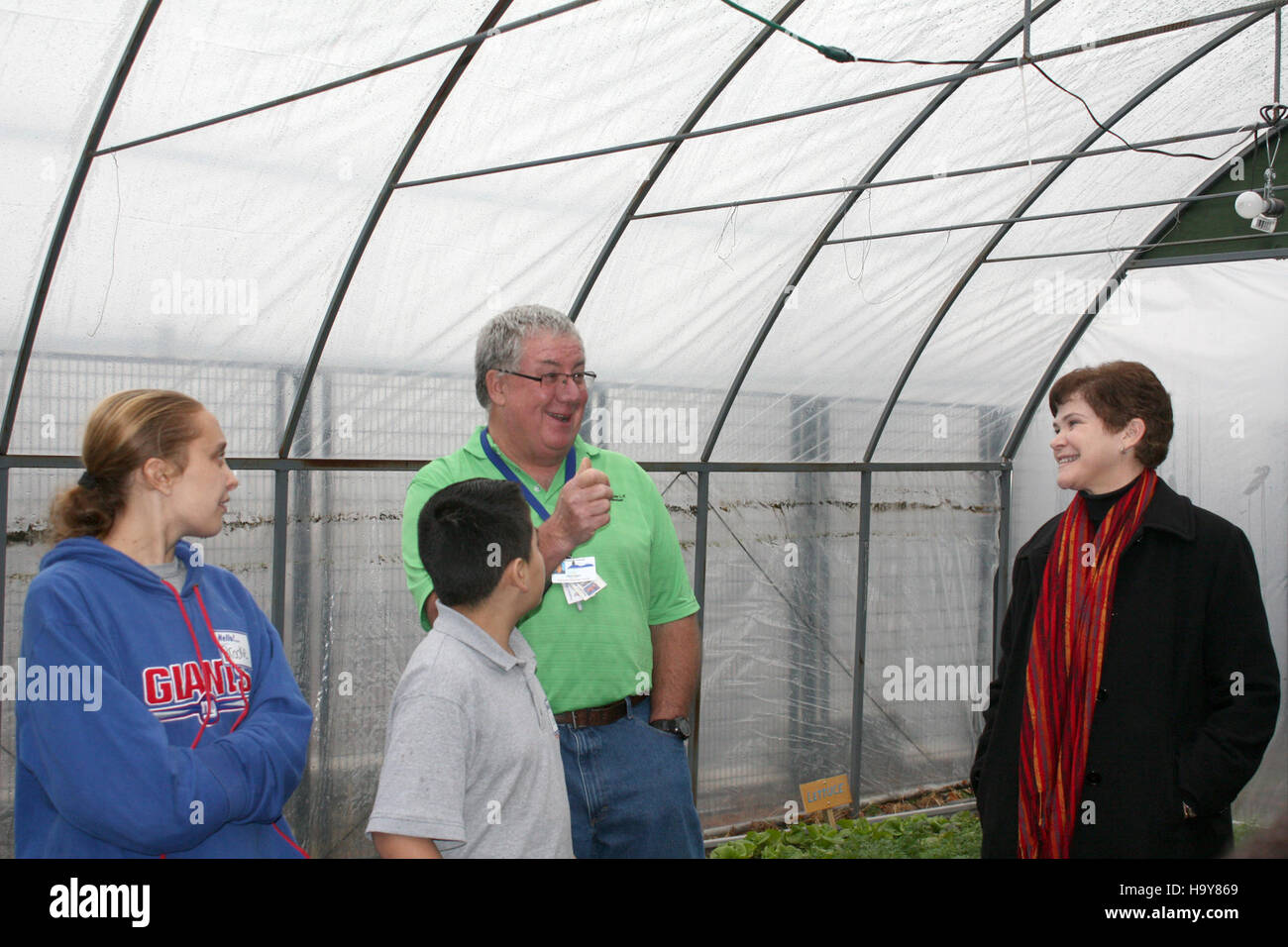 The image shows students at Harden School in Peekskill engaged in ...