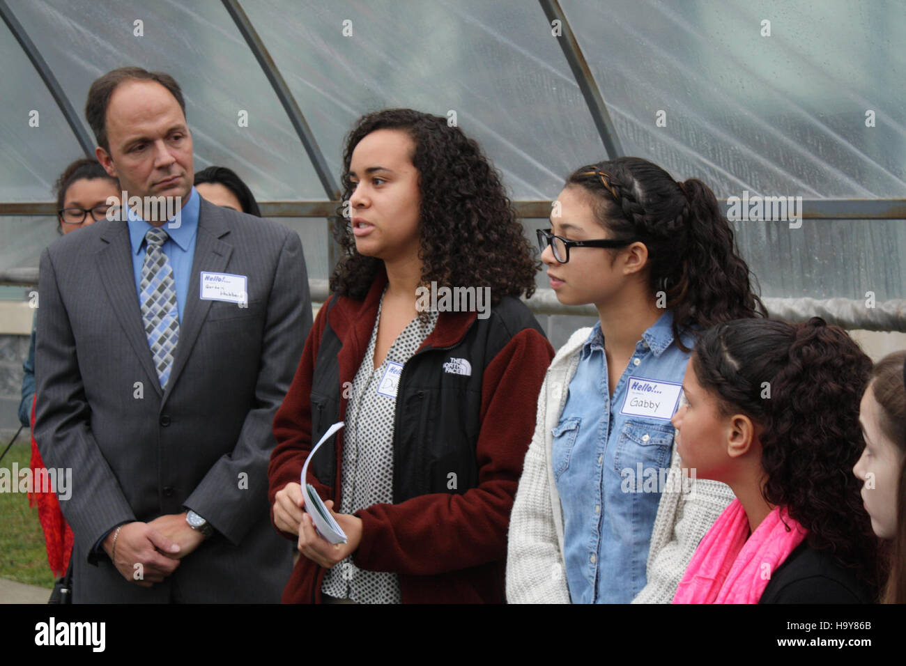 A USDA program supporting children's gardens at Harden School in ...