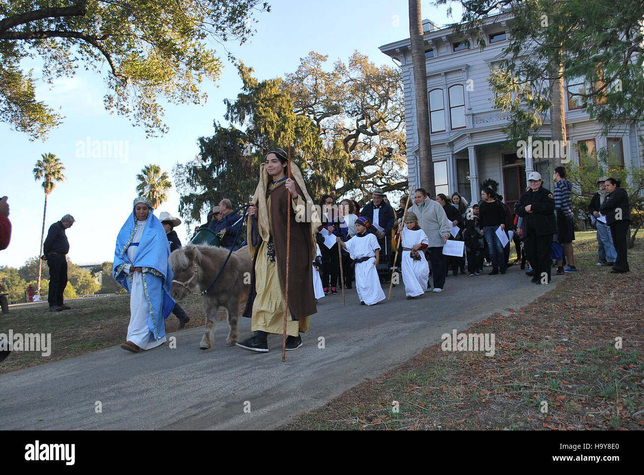 The Las Posadas procession, celebrated in national parks, showcases ...