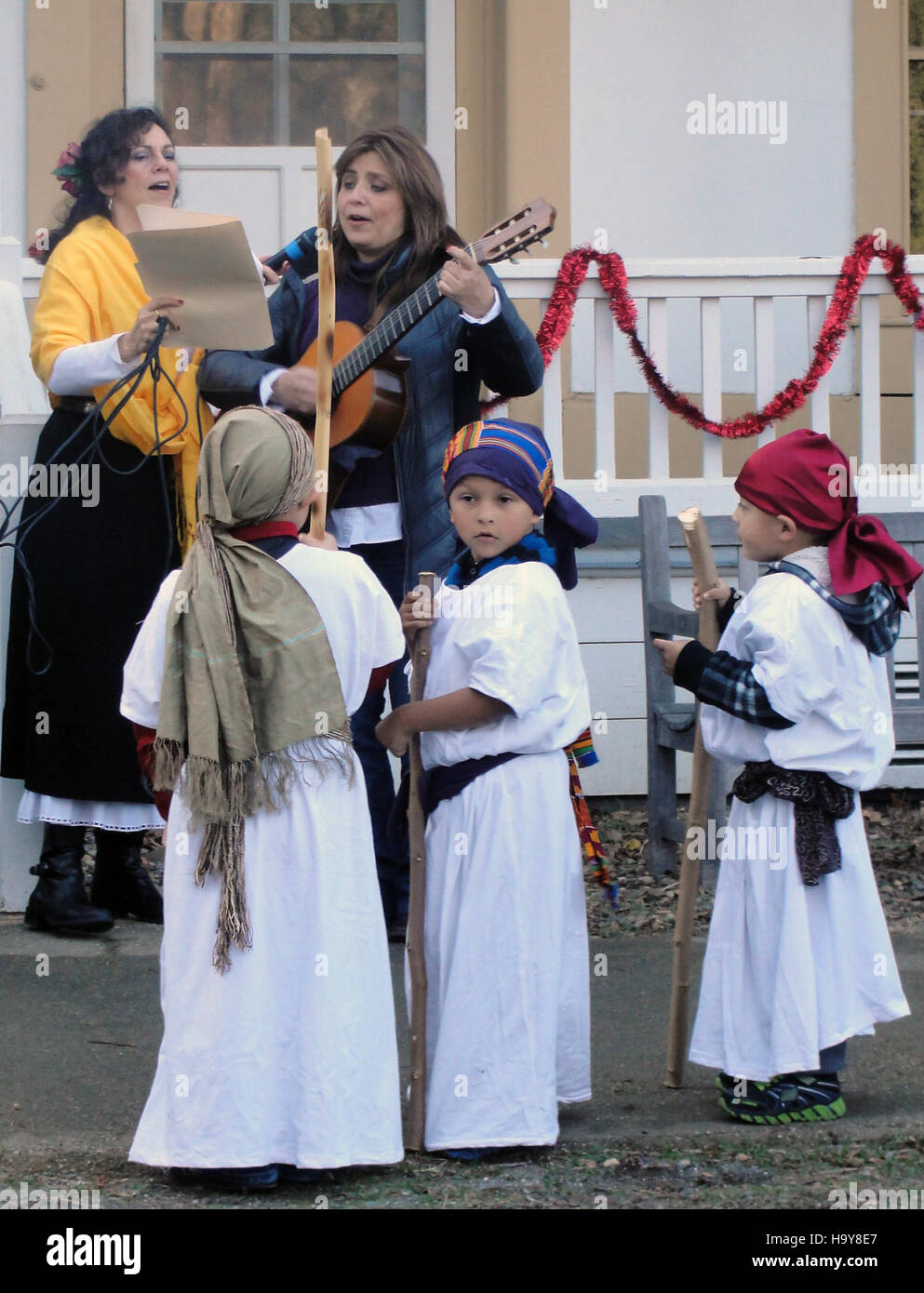 The Las Posadas procession at the John Muir National Historic Site ...