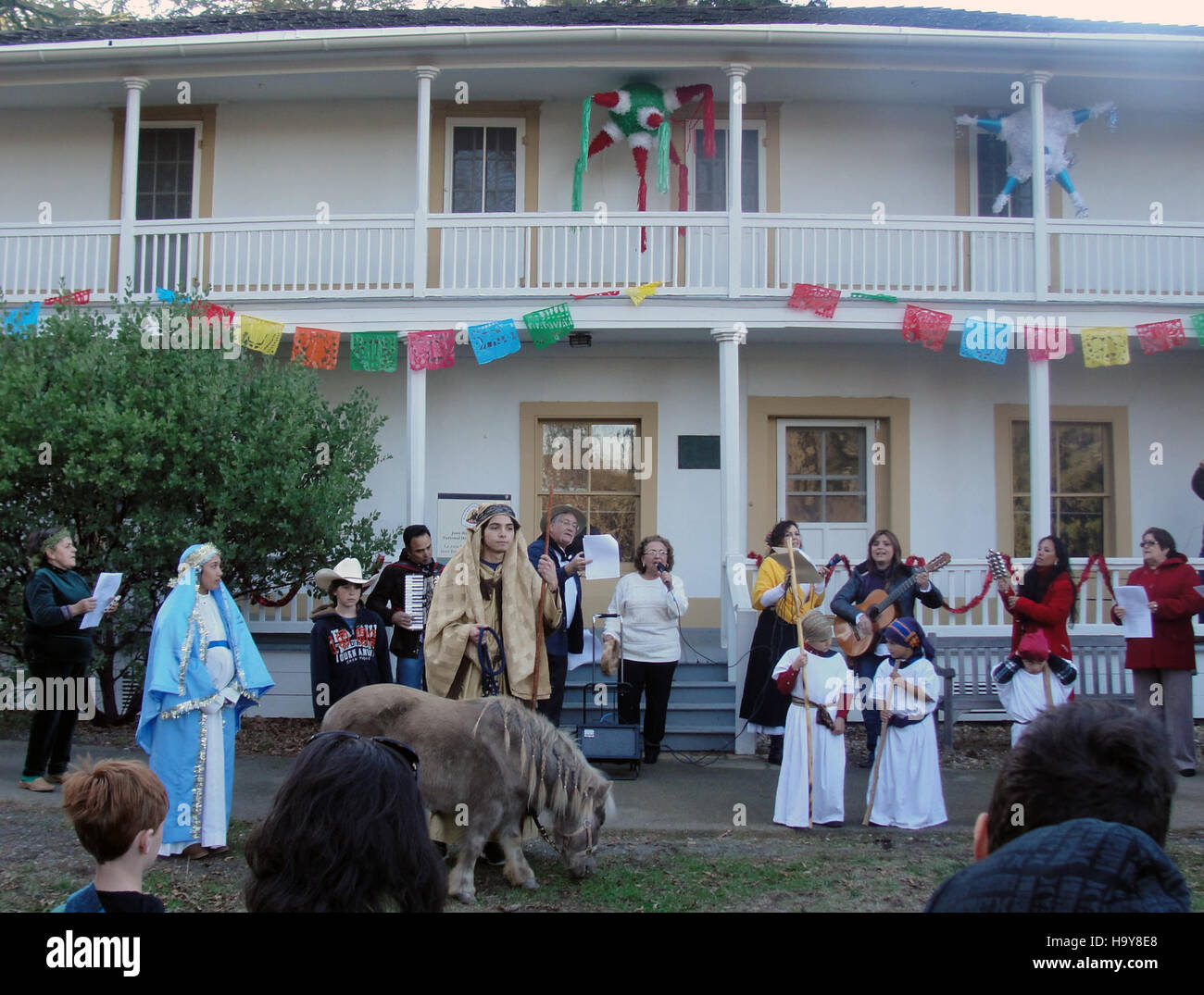 The Las Posadas procession at John Muir National Historic Site ...