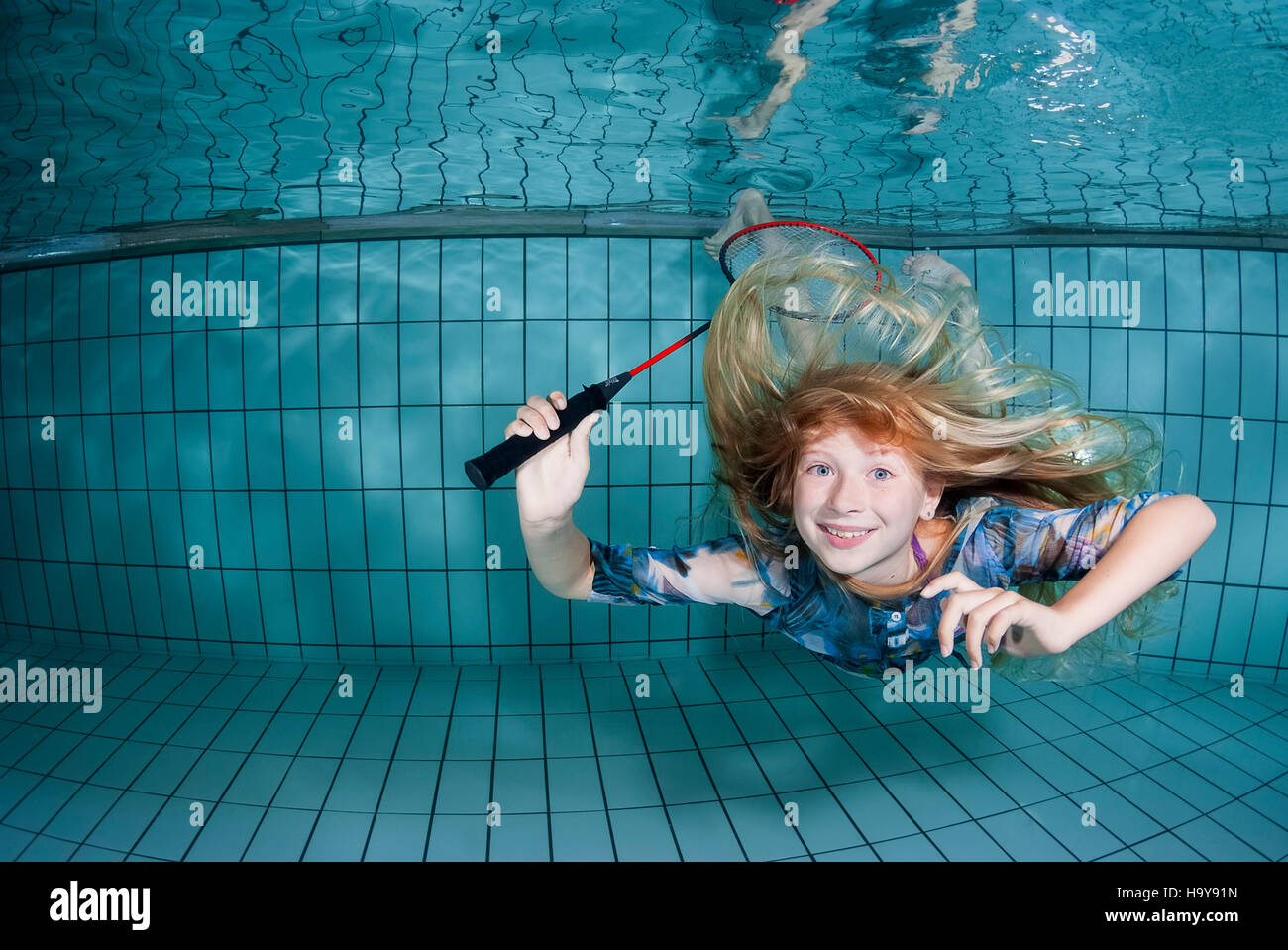 Badminton Girl High Resolution Stock Photography and Images - Alamy
