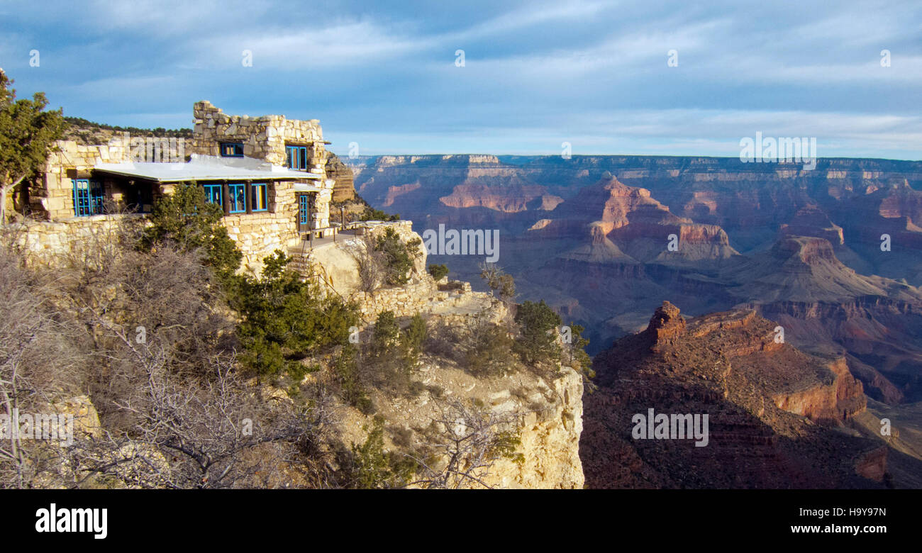 Sunrise over the Grand Canyon from Lookout Studio, designed by ...