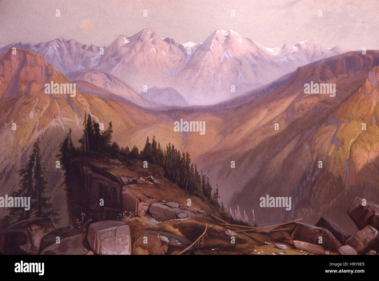 The Lower Yellowstone Range in Yellowstone National Park offers a ...