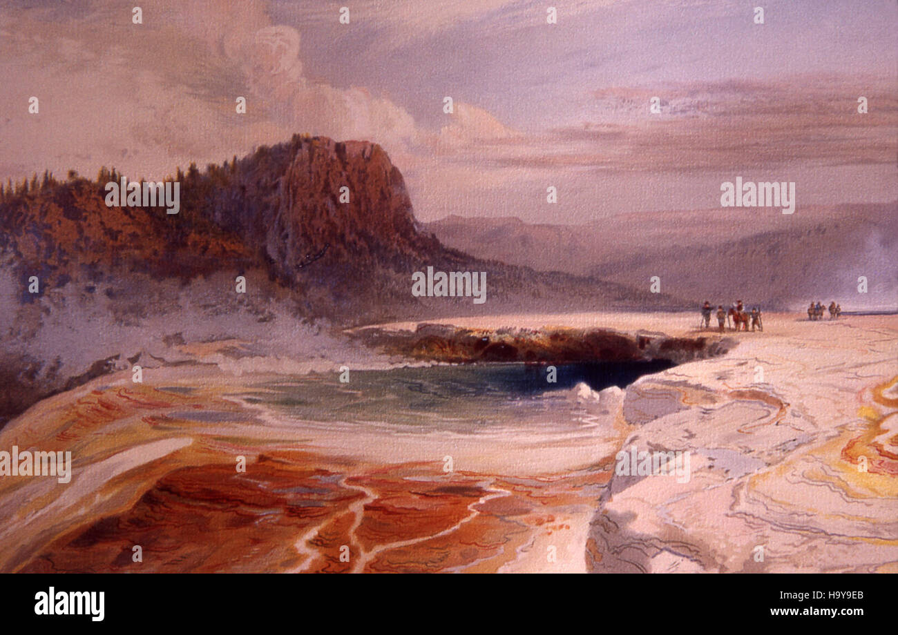 yellowstonenps 12913896454 Great Blue Springs, Lower Geyser Basin Stock ...