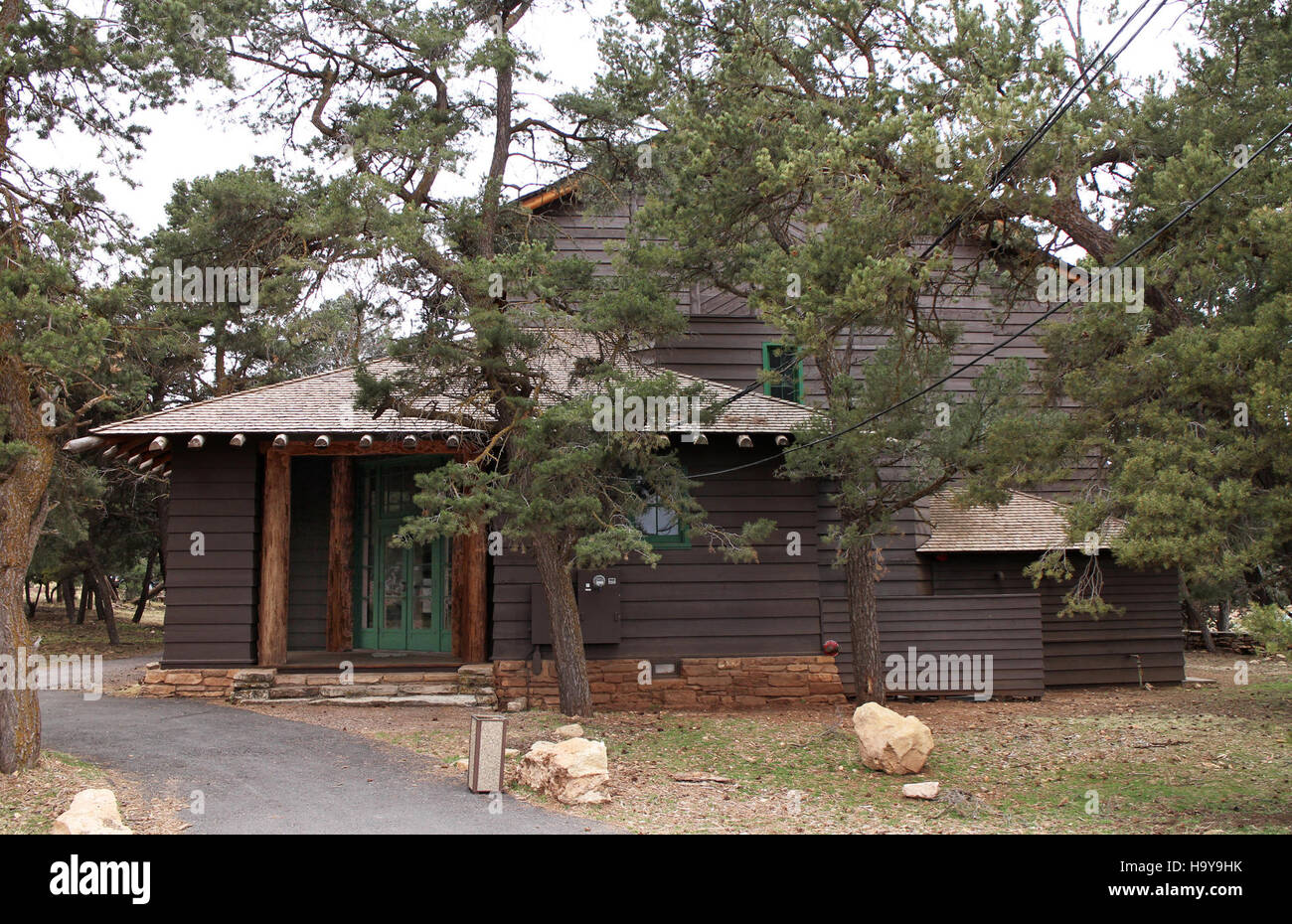 This image features a Civilian Conservation Corps (CCC) building at the ...